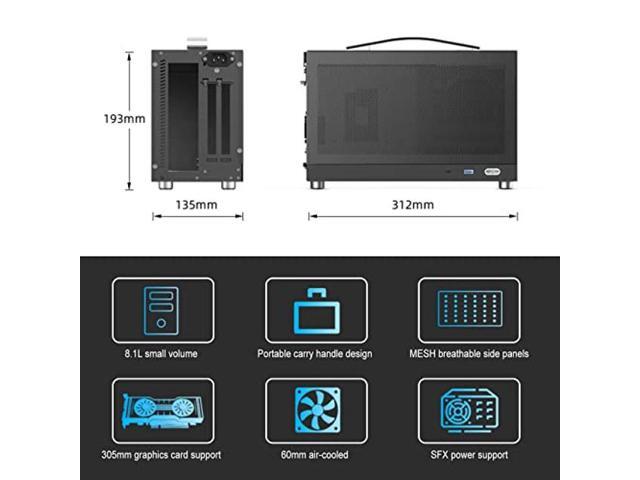 S300 - Mini-ITX PC Gaming Case - Front I/O USB 3.0 Type - C Port - SFX ...