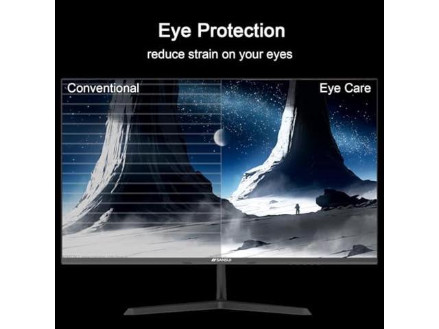 SANSUI 27 Inch Monitor, IPS 100Hz Computer Monitor Full HD 1920 x 1080P ...