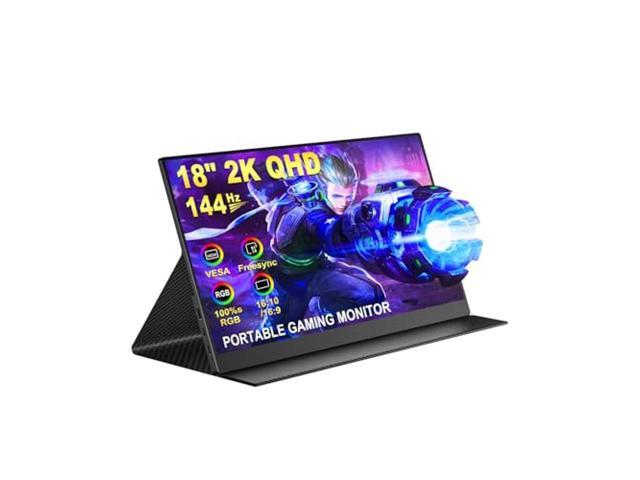 CNBANAN 2K Portable Gaming Monitor 144Hz 18" Portable Monitor 2560x1600 ...