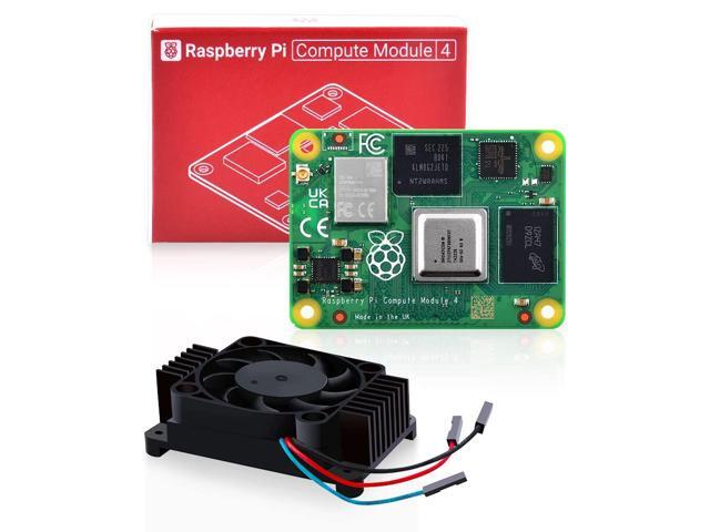 Raspberry Pi Compute Module 4 with CM4 heatsink PWM Fan, CM4 8GB RAM ...