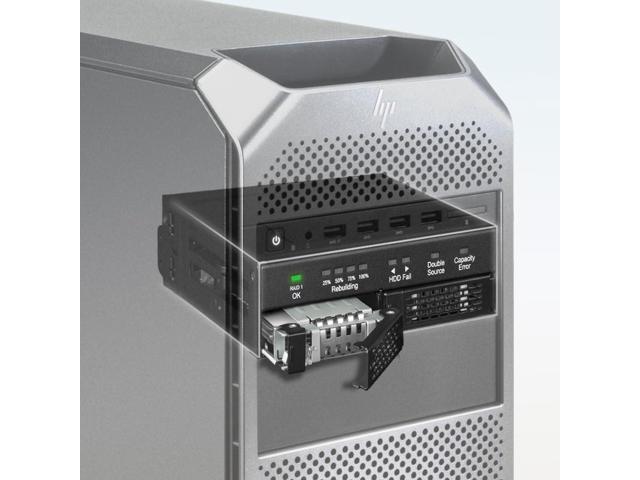 Dual 2.5" SATA Drive Removable RAID 1 & JBOD Mobile Rack Enclosure for ...