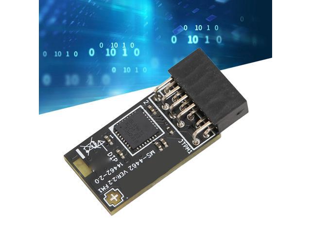 ASHATA TPM2.0 Module TPM SPI 12Pin Encryption Security Module with SLB 9672 for Motherboards for ...