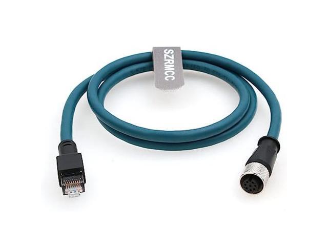 SZRMCC M12 Sensor Actuator Cable A Code 8 Pin Female to RJ45 Ethernet ...