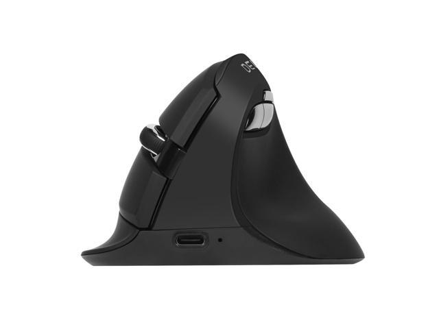 DeLUX Wireless Vertical Mouse, Small Rechargeable Silent Ergonomic ...