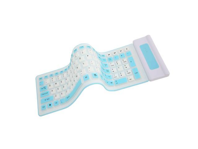 Serounder Silicone Keyboard, Foldable Silicone Keyboard Soft Waterproof ...