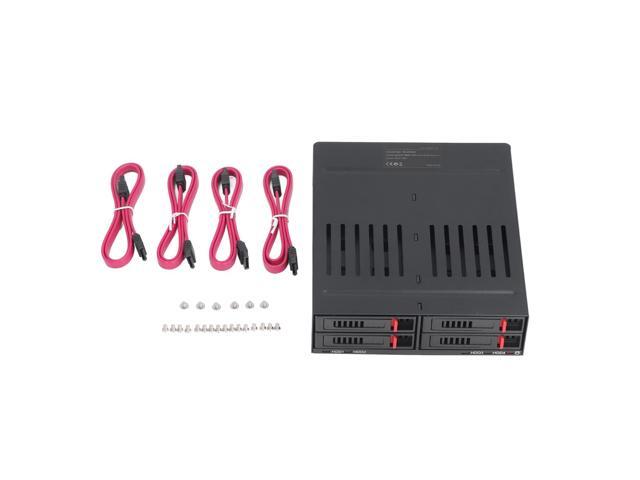 4 Bay HDD Cage, Chassis 5.25in Drive Tray 4 Bay HDD Enclosure, 2.5in ...