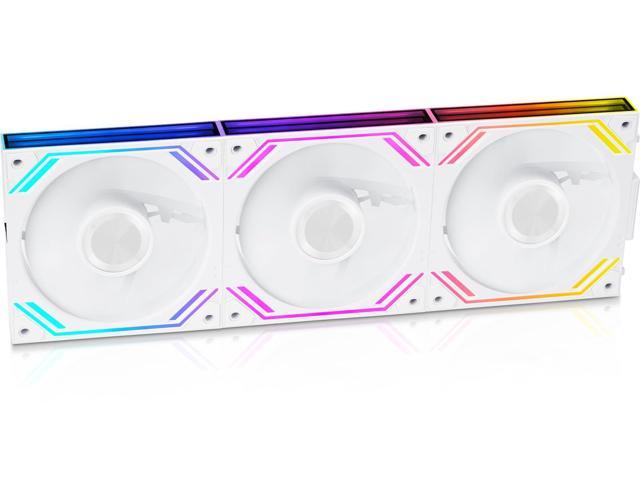 G120Pro Reverse Case Fans White, Daisy Chain Connection Triple Pack ...