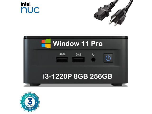 Intel NUC 12 Pro, Newest 12th Gen Core i3-1220P 8GB DDR4 RAM & 256GB NVMe, Intel UHD Graphics 4K ...