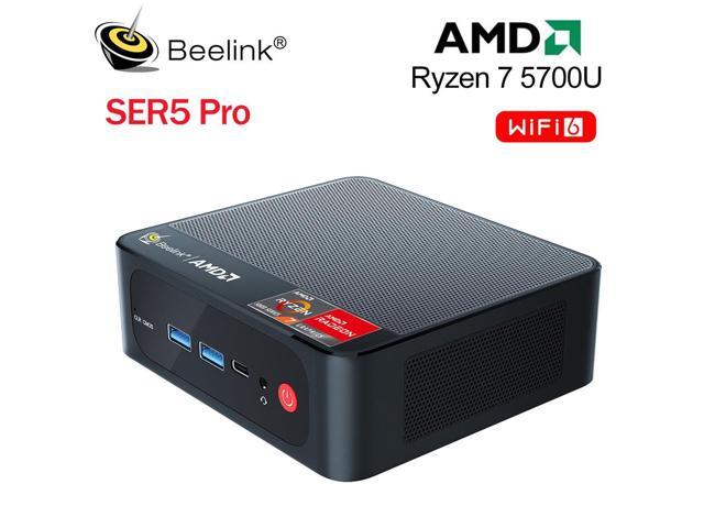 Beelink Mini PC SER5 Pro AMD Ryzen 7 5700U (8C/16T Up to 4.3GHz), 32GB ...
