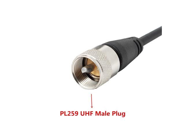 CB Antenna Cable, CB Coax Cable, 15FT(4.5m) RG58 Jumper Coaxial Cable ...