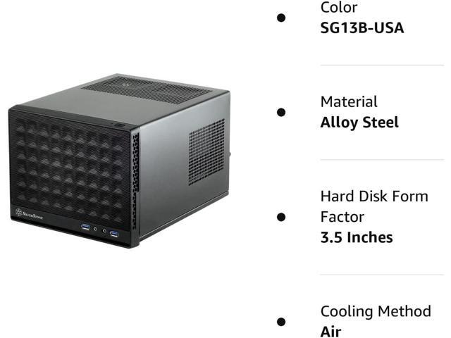 SilverStone Technology Ultra Compact Mini-ITX Computer Case with Mesh ...