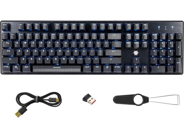 Hexgears G5 2.4G Wireless Mechanical Keyboard 104 Key, Wireless and ...