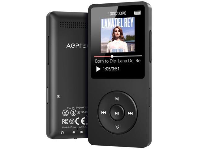 AGPTEK A02 MP3 Player with Bluetooth 5.3, 1.8 inch Screen Portable ...