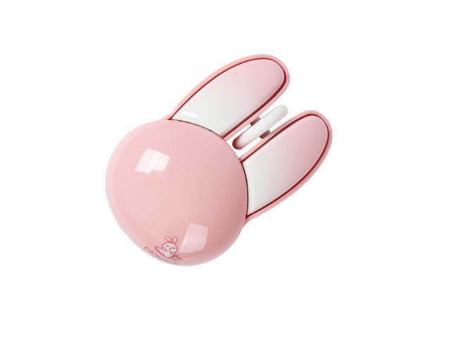 Wireless Mouse Cute Pink Mouse Kawaii Bunny Shape Rabbit Design ...