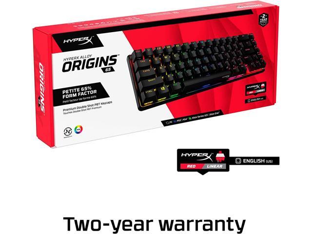 HyperX Alloy Origins 65 - Mechanical Gaming Keyboard Compact 65% Form ...