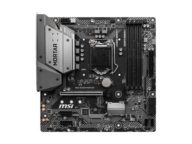 Refurbished: MSI MAG B365M MORTAR LGA 1151 Micro ATX Intel Motherboard ...