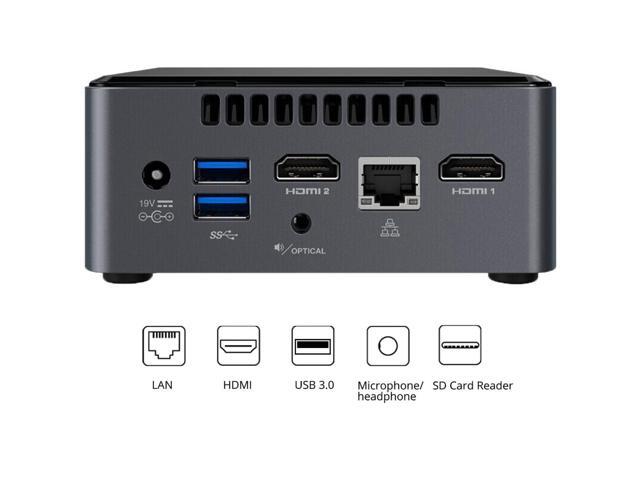 Intel NUC 7 NUC7CJYHN Celeron J4025 Duall Core Processor Windows 10 ...