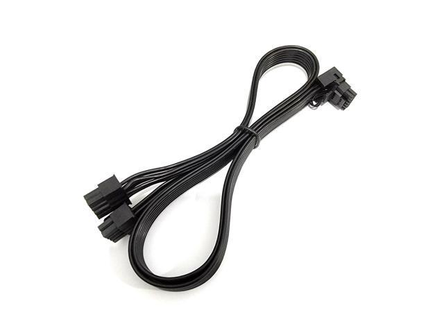 ATX 3.0 PCIe 5.0 2x8 Pin to 90-Degree Angled 12VHPWR 16 Pin Power Cable ...