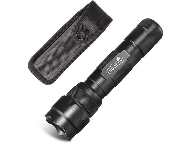 ULTRAFIRE Tactical Flashlight with Holster, 1000 Lumens Single Mode LED ...