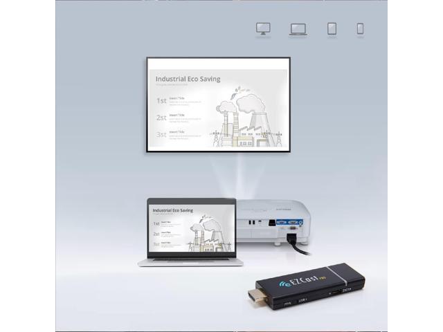 EZCast PRO Dongle Wireless Presentation Smart TV Stick High Speed MIMO ...