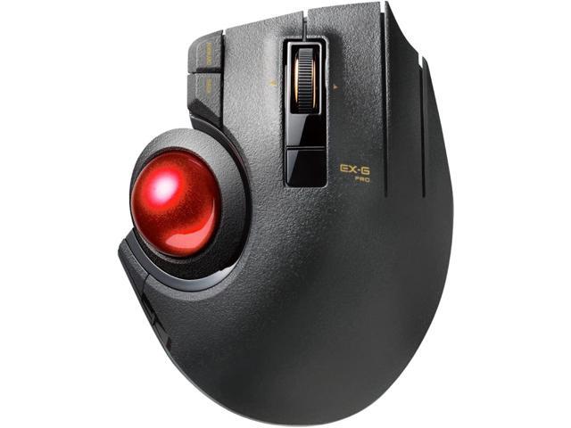 ELECOM EX-G Pro Trackball Mouse, Wired, Wireless, Bluetooth, 3 Types ...