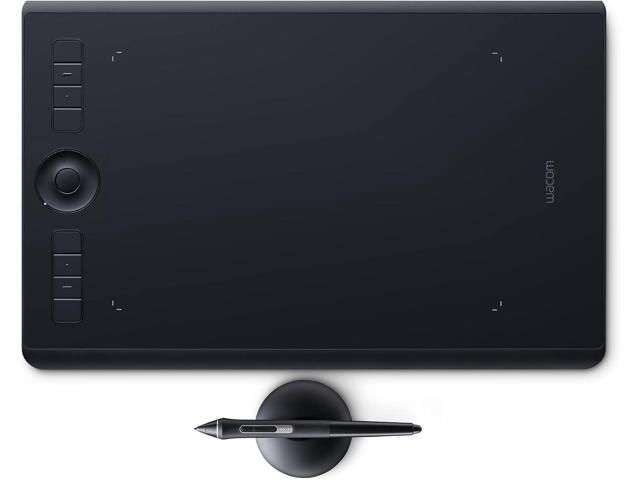 Wacom Intuos Pro Medium Bluetooth Graphics Drawing Tablet, 8 ...