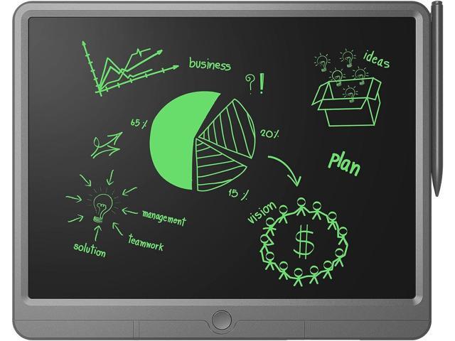 TUGAU LCD Writing Tablet 15 Inch, Erasable Electronic Writing Pad ...