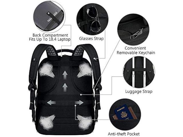 VECKUSON 18.4 Laptop Backpack for Men, 55L Extra Large Gaming Laptops ...
