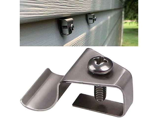 (20 Pack) Vinyl Siding Clips Hooks No-Hole Needed Siding Screws Hanger ...