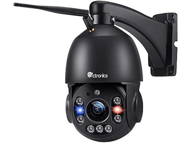 Ctronics 5MP 30X Optical Zoom Security Camera Outdoor, PTZ WiFi IP Dome ...