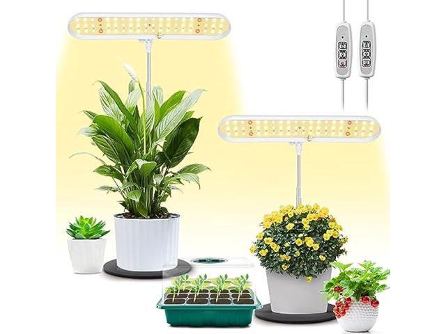FOXGARDEN Grow Light, Full Spectrum Desktop Grow Lamp with Base, Bright ...