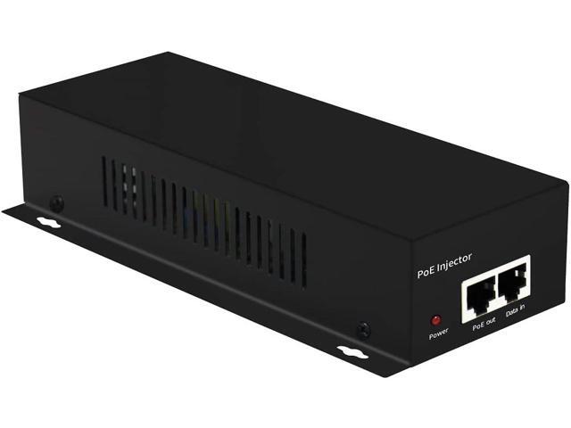 90W Gigabit PoE++ Injector Adapter, High Power POE Injector Single ...