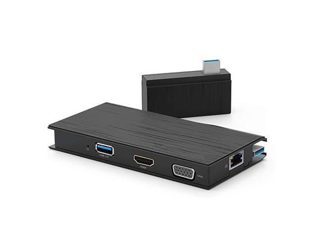 VisionTek VT100 Universal USB 3.0 Portable Dock (HDMI, VGA, Ethernet ...