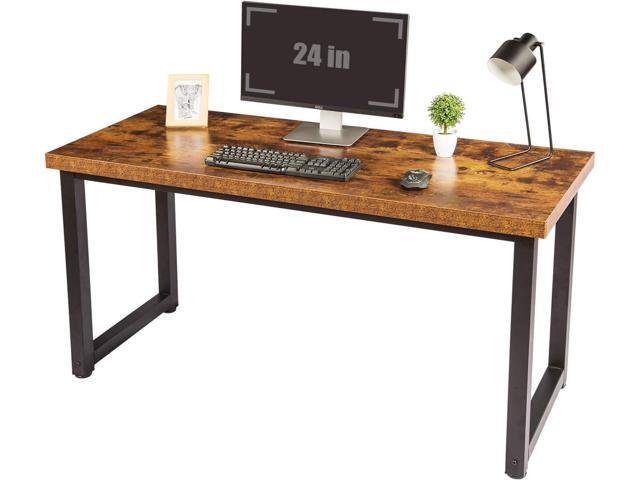 TOPSKY 59" Big Large Computer Office Desk 1.88" Thickness Desktop ...