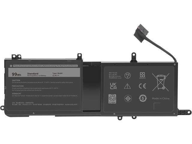 ASUNCELL 99Wh 9NJM1 Laptop Battery for Dell Alienware 15 R3 R4 17 R4 R5 ...