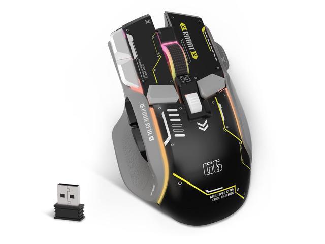 G6 Gaming Mouse, Wired/Wireless/Bluetooth Tri Modes, 5 Adjustable DPI ...
