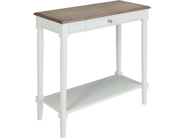Convenience Concepts French Country 1 Drawer Hall Table with Shelf ...