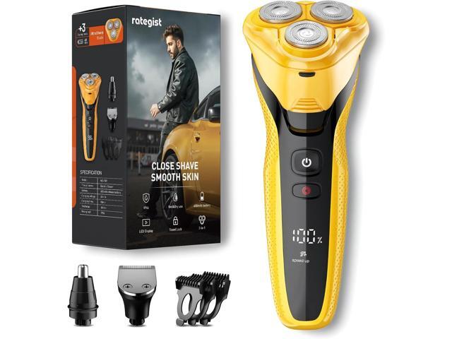 Rechargeable Electric Razor for Men: 3-in-1 Shaver for Beard/Nose ...