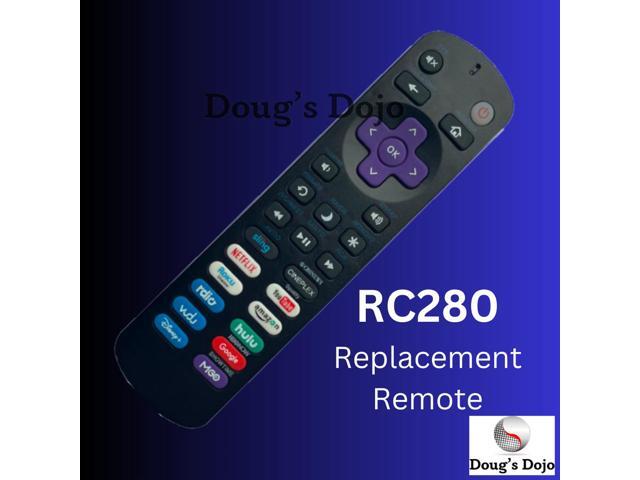 RC280 Replacement Universal Remote Control for TCL / LG / ONN ...