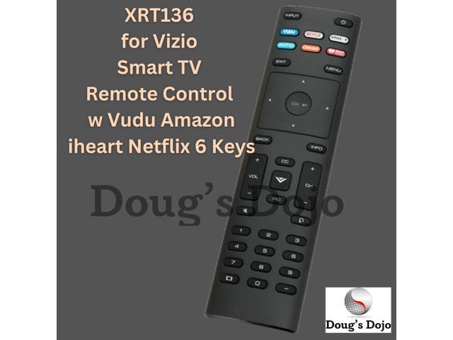New XRT136 for Vizio Smart TV Remote Control w Vudu Amazon and Netflix ...