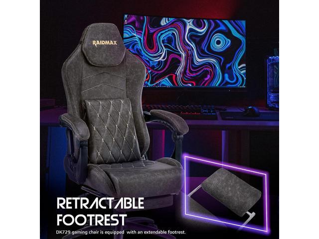 Raidmax Extra-Large Size Gaming Chair Office Chair PC Chair with Lumbar ...