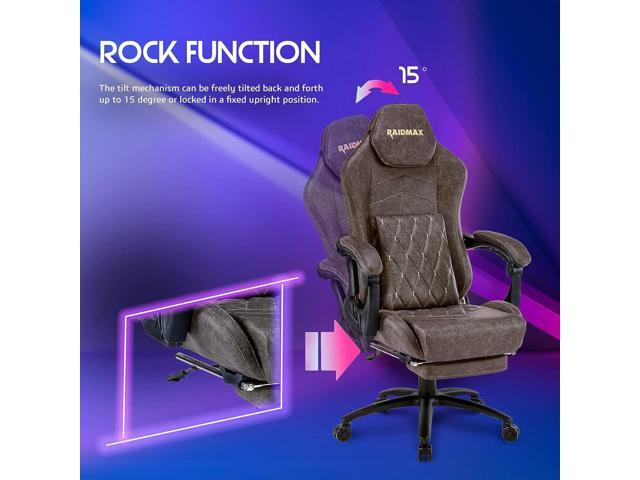 Raidmax Extra-Large Size Gaming Chair Office Chair PC Chair with Lumbar ...