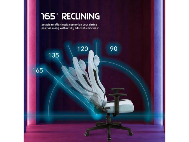 Raidmax DK802 Series Computer-Gaming-Chairs, Soft Breathable Fabric All Day Gaming Chair, Heavy ...