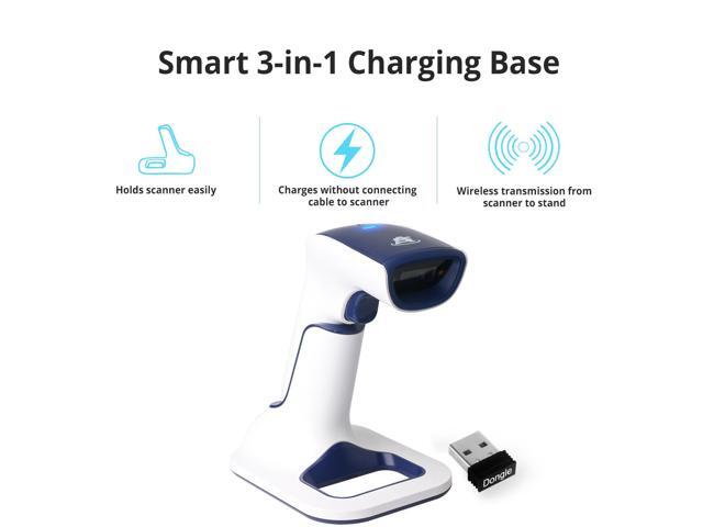 ScanAvenger Wireless Portable 1D With Stand Bluetooth Barcode Scanner ...