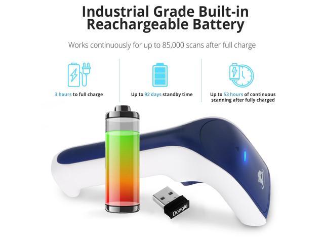 ScanAvenger Wireless Portable 1D With Stand Bluetooth Barcode Scanner ...