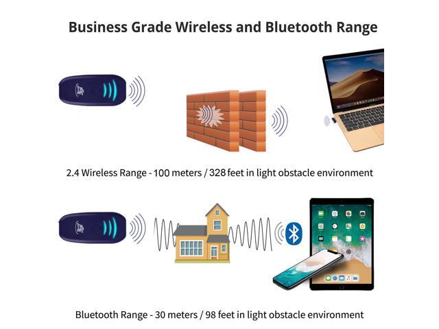 ScanAvenger Portable Mini-Wireless Bluetooth Barcode Scanner: Hand ...