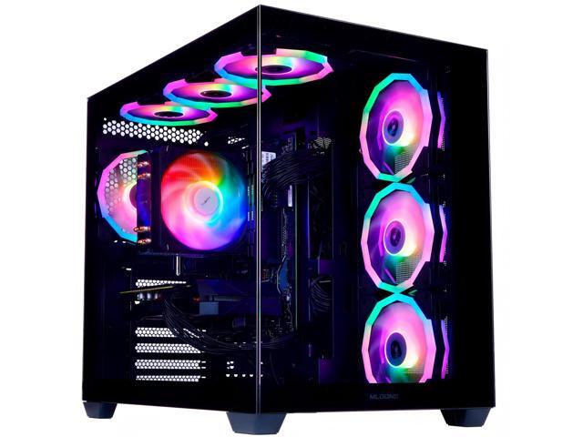 Mloong Gaming PC Desktop, AMD Ryzen 7 8700F 4.1 GHz (5.0Ghz Turbo ...