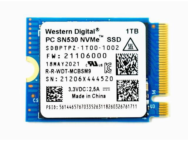 Western Digital PC SN530 1TB M.2 2230 SSD PCIe Gen3 x4 NVMe 1024GB ...