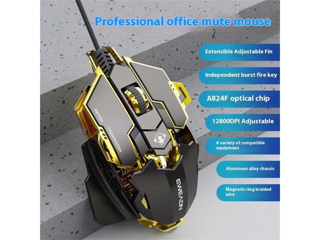 FANTECH G5 Professional Office wired mouse, Wired Macro Programming ...