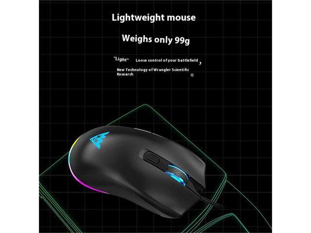 FANTECH M1 Wired Mouse, mute Gaming Office Mouse Backlit Mechanical ...